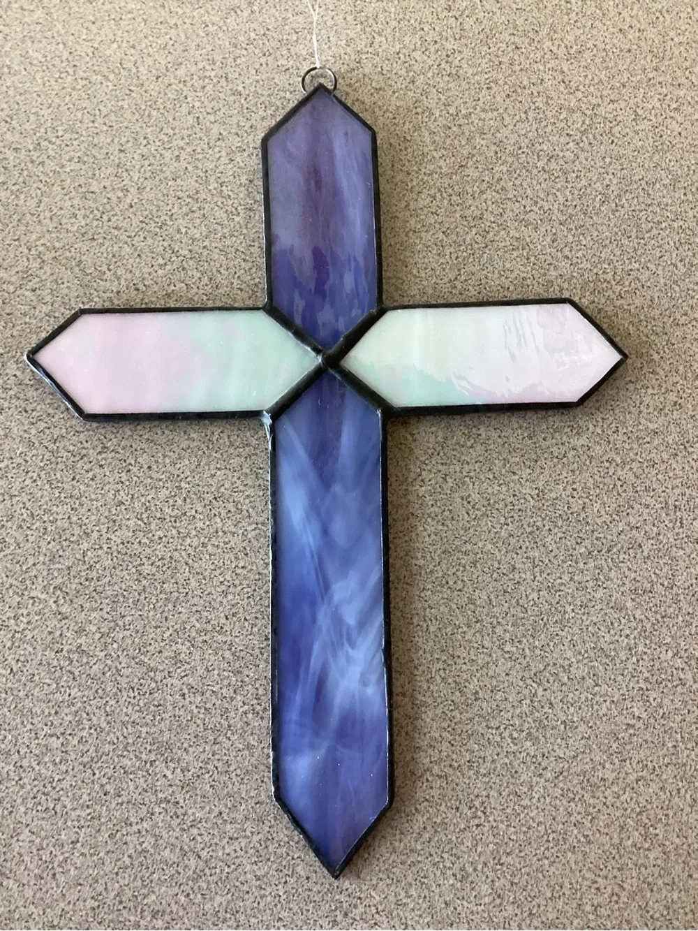 Hand Crafted | Art | Handcrafted Stained Glass Cross | Poshmark